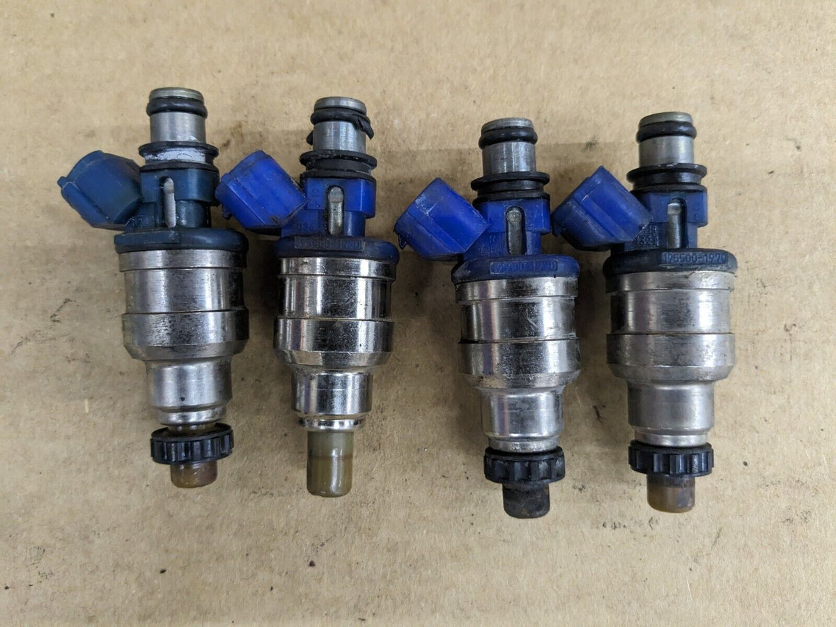 1990-1993 Mazda Miata MX5 MX-5 OEM NA6 1.6 Fuel Injector Set 4 USED Bl ...