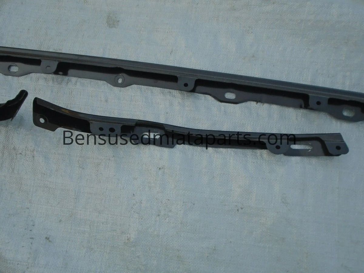 2016-2021 Mazda Mx5 Oem Soft Top Rain Rail Guard Carpet Bracket 16-21 ...