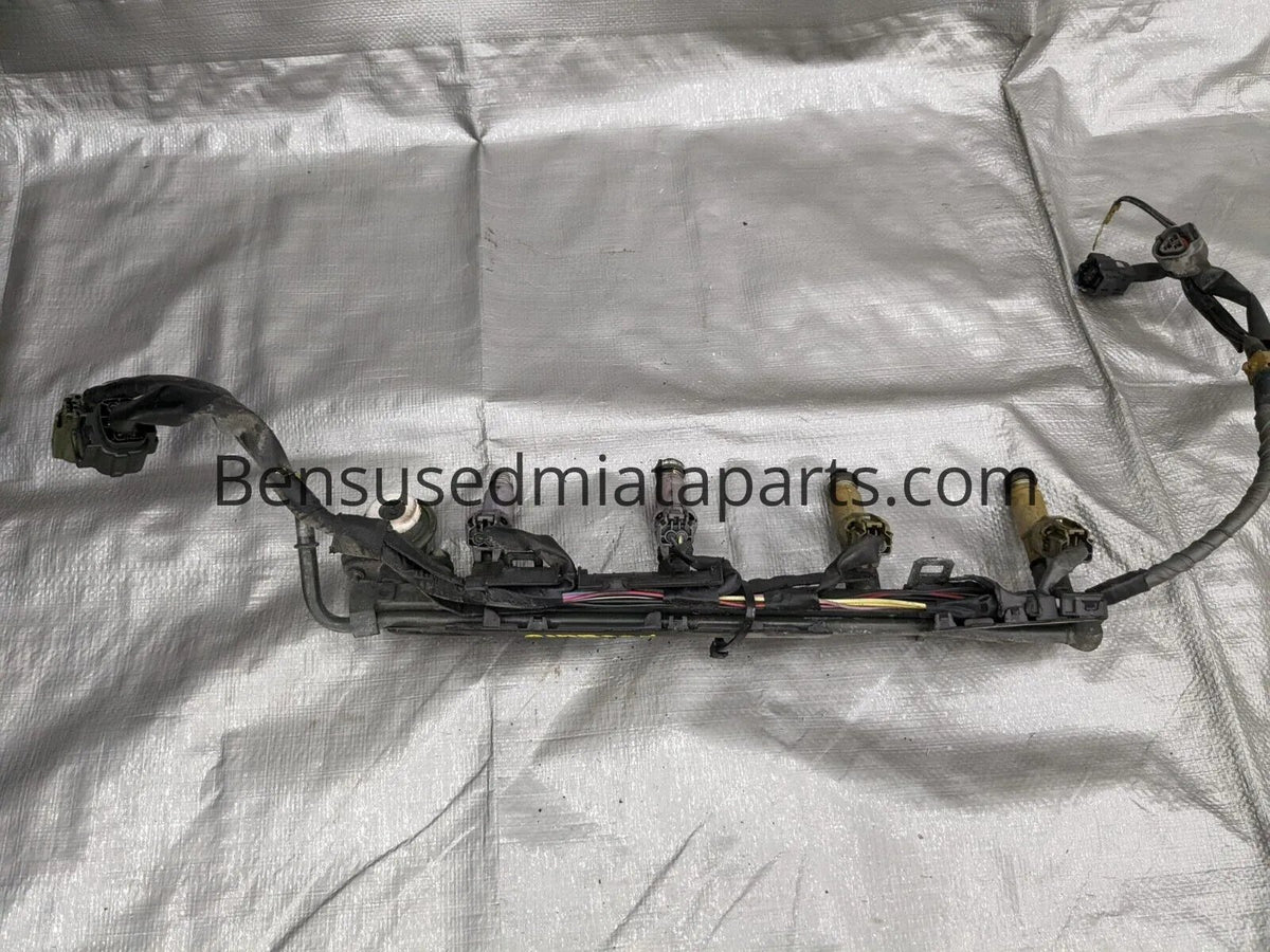 Mazda Miata 2001-2005 Fuel Injector Rail and Wiring Harness N066-67-08 ...